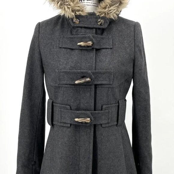 elevenses | Jackets & Coats | Elevenses Anthropologie Wool Blend Faux ...